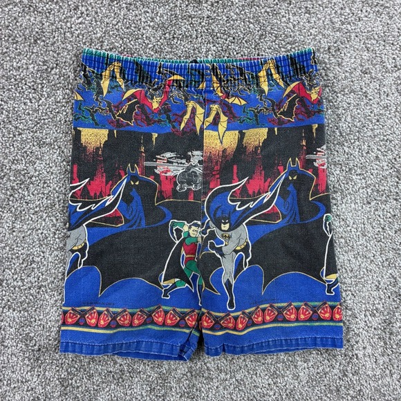 Bottoms | Vintage Batman Robin Superhero Shorts Kids 5 Graphic Print ...
